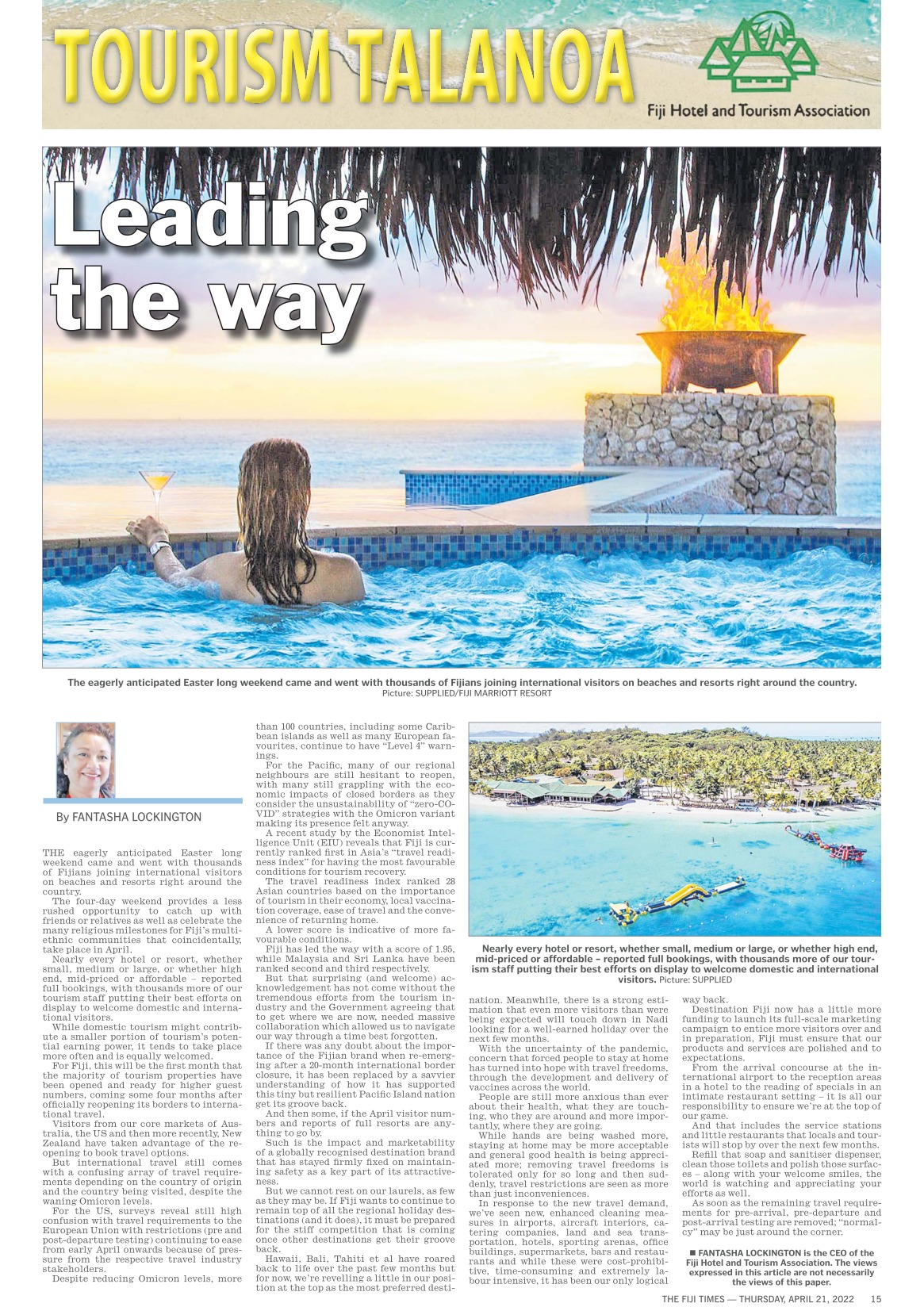 FHTA Media Releases & Tourism Features · Fiji Hotel and Tourism Association