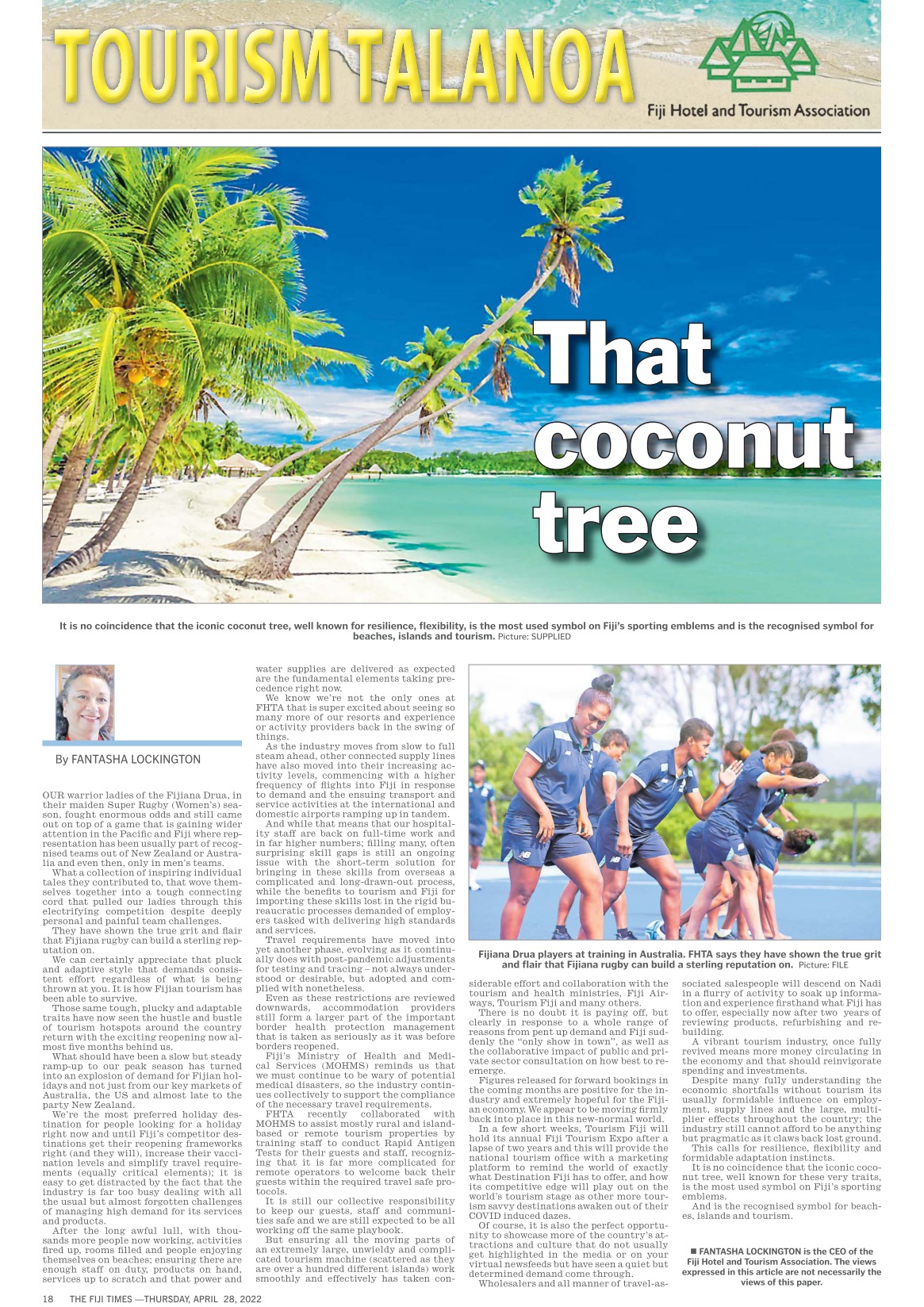 FHTA Media Releases & Tourism Features · Fiji Hotel and Tourism Association