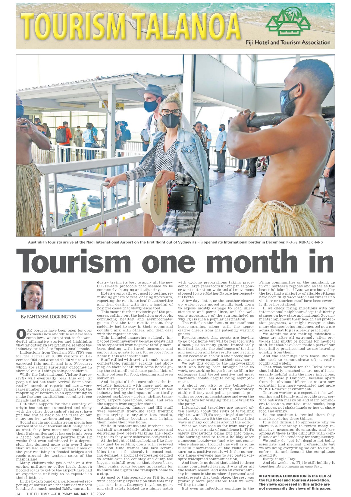 FHTA Media Releases & Tourism Features · Fiji Hotel and Tourism Association