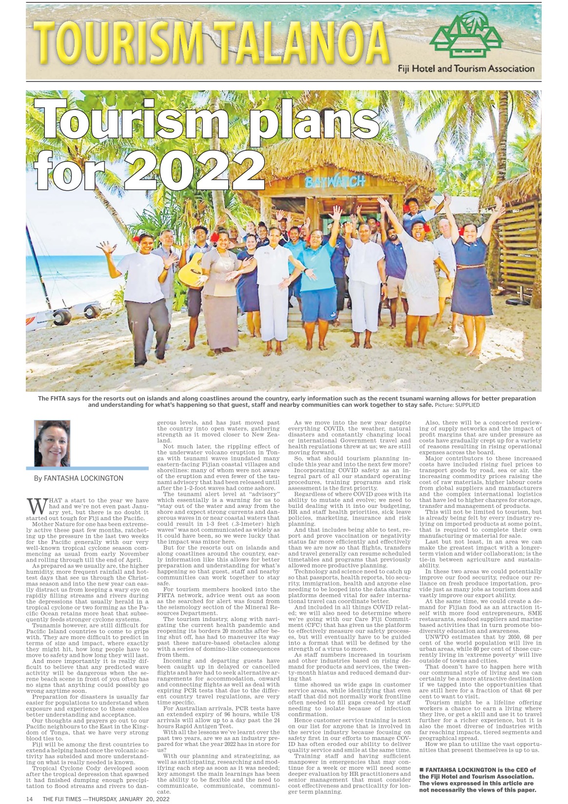 FHTA Media Releases & Tourism Features · Fiji Hotel and Tourism Association