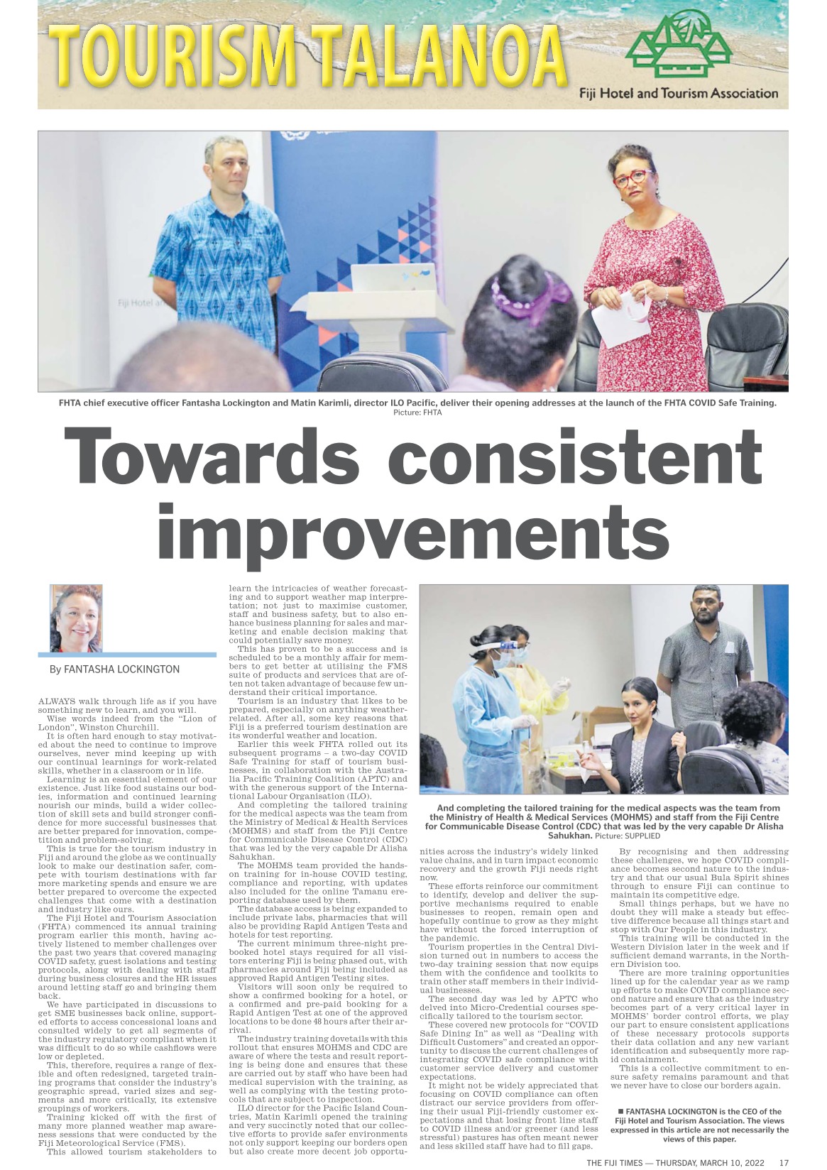 FHTA Media Releases & Tourism Features · Fiji Hotel and Tourism Association