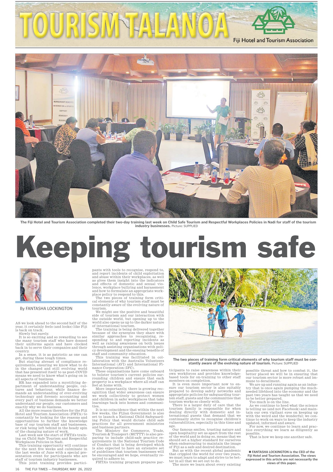 FHTA Media Releases & Tourism Features · Fiji Hotel and Tourism Association