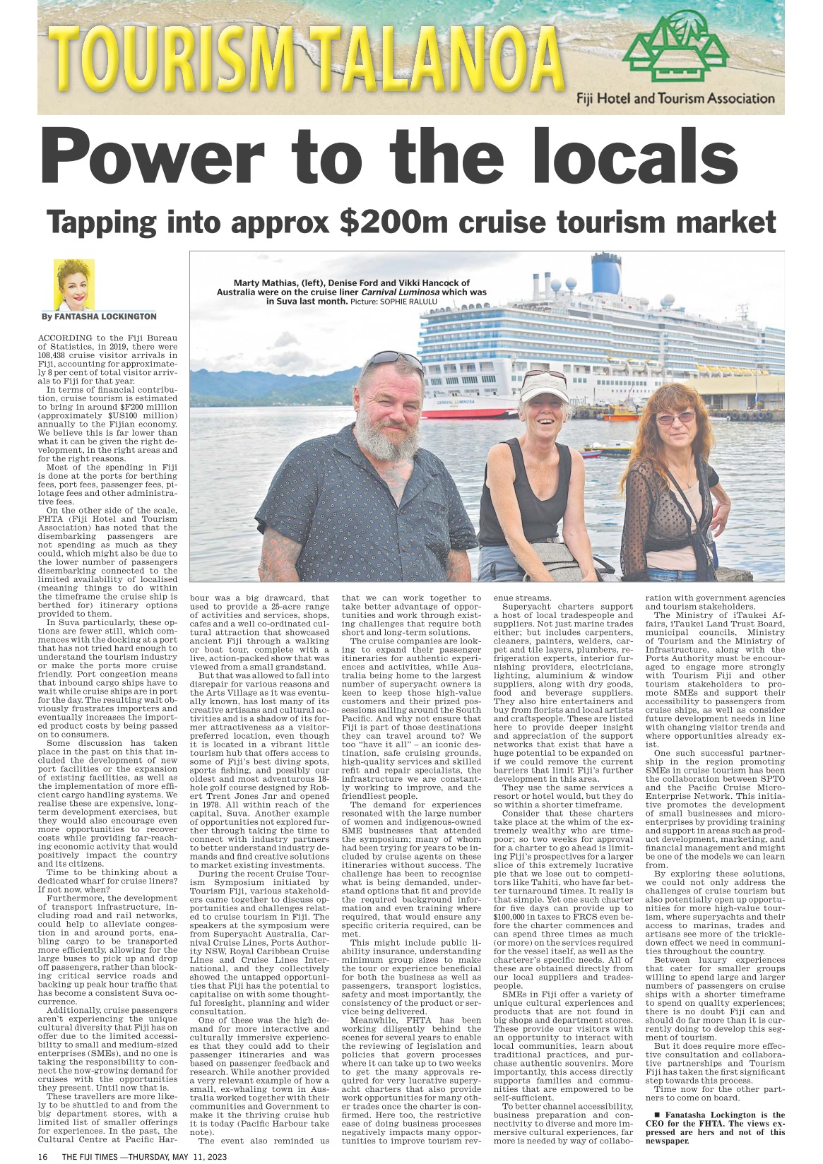 FHTA Media Releases & Tourism Features · Fiji Hotel and Tourism Association